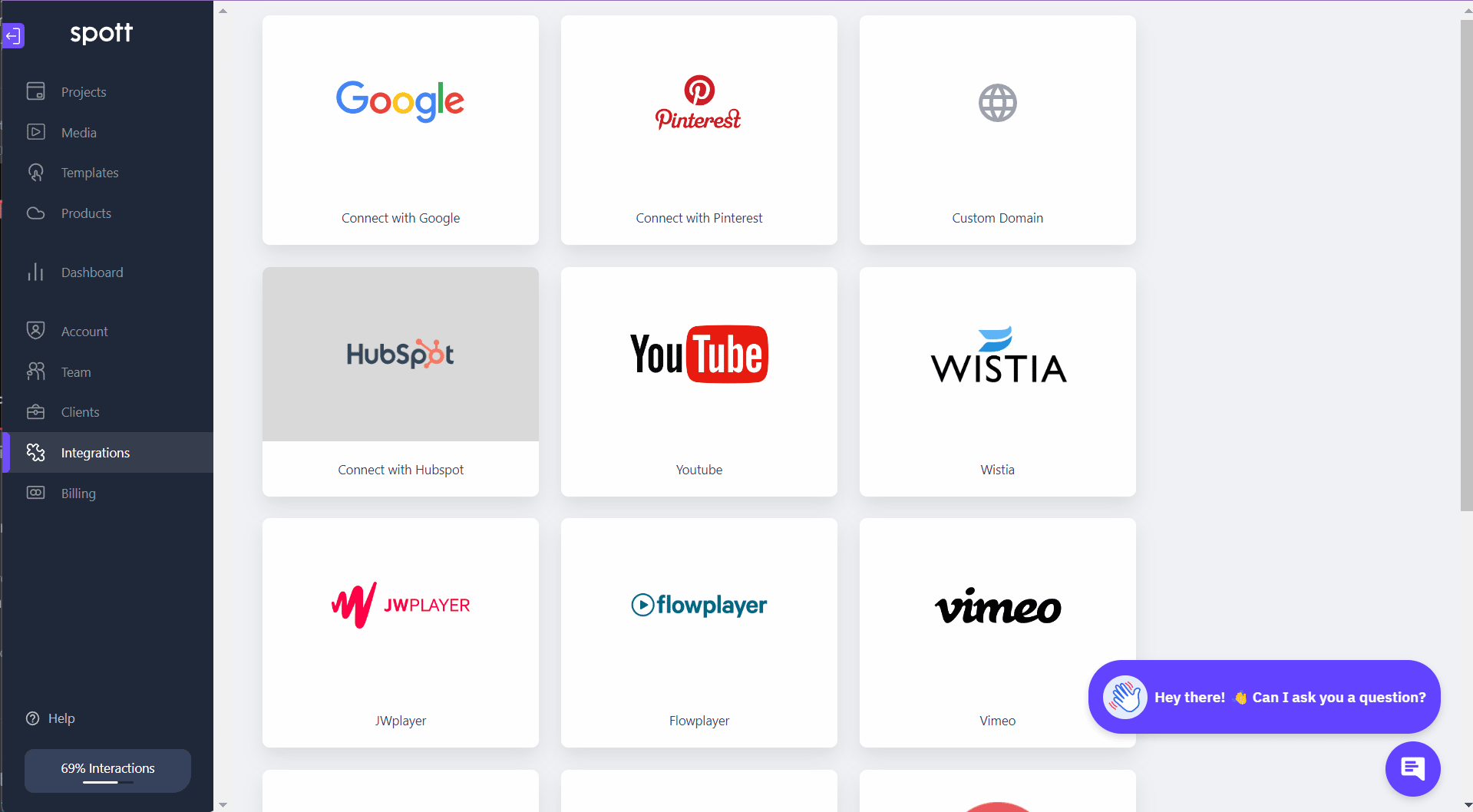 Hubspot Lead Generation Forms Integration - Spott.ai